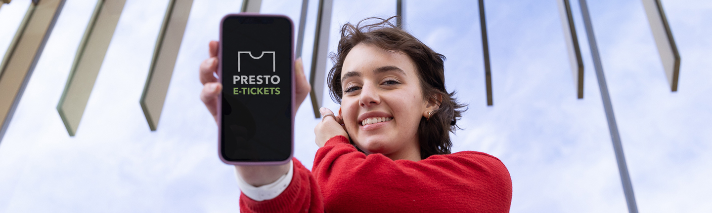 Buy PRESTO E-Tickets with App or Online